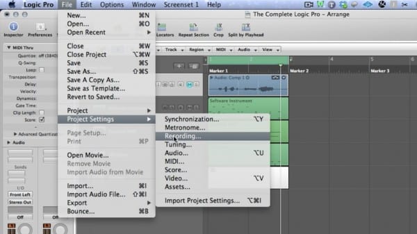 Recording Audio Part 1 - Project Sample Rate Through Recording File ...