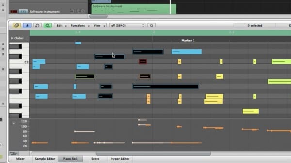 Logic Pro MIDI Editing Part 1 - The Piano Roll Editor - Logic Studio Training
