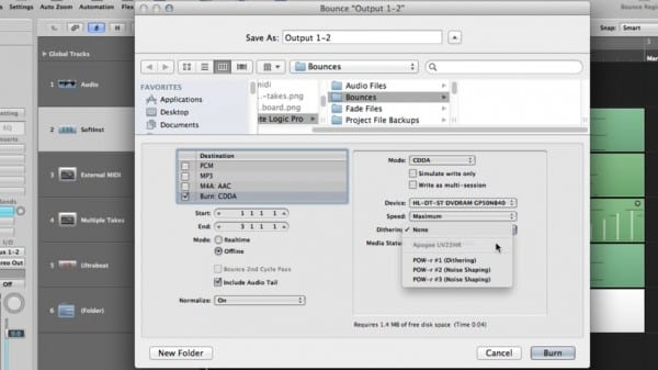 Bouncing Your Logic Pro Project - Logic Studio Training