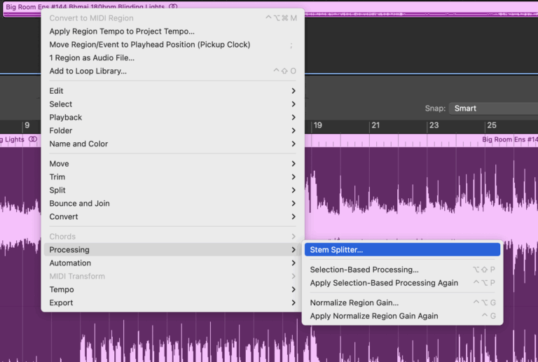Remix Songs Faster with Logic Pro’s Stem Splitter - Logic Studio Training