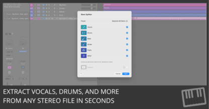 Remix Songs Faster with Logic Pro’s Stem Splitter - Logic Studio Training