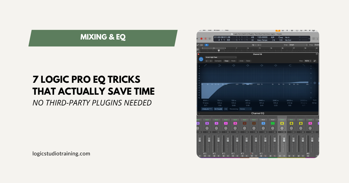 Logic Pro EQ Tricks That Actually Save Time and Make Your Mixes Better ...